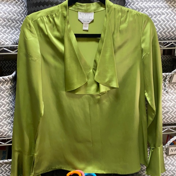 Talbots | Tops | Talbots Pure Silk Blouse | Poshmark